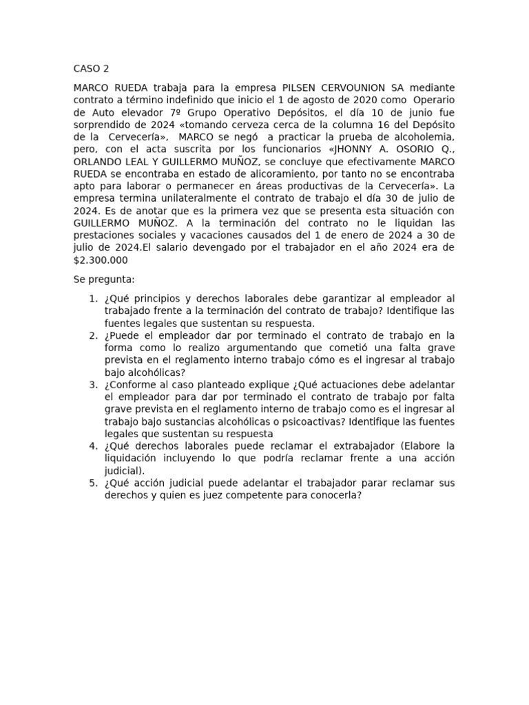 CASO 2 | PDF