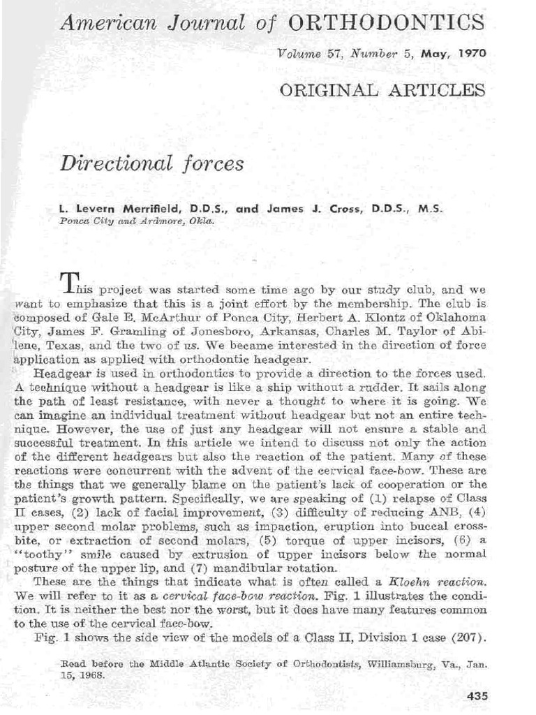 Art. 22 Directional forces Levern Merrifield y James Cross | PDF