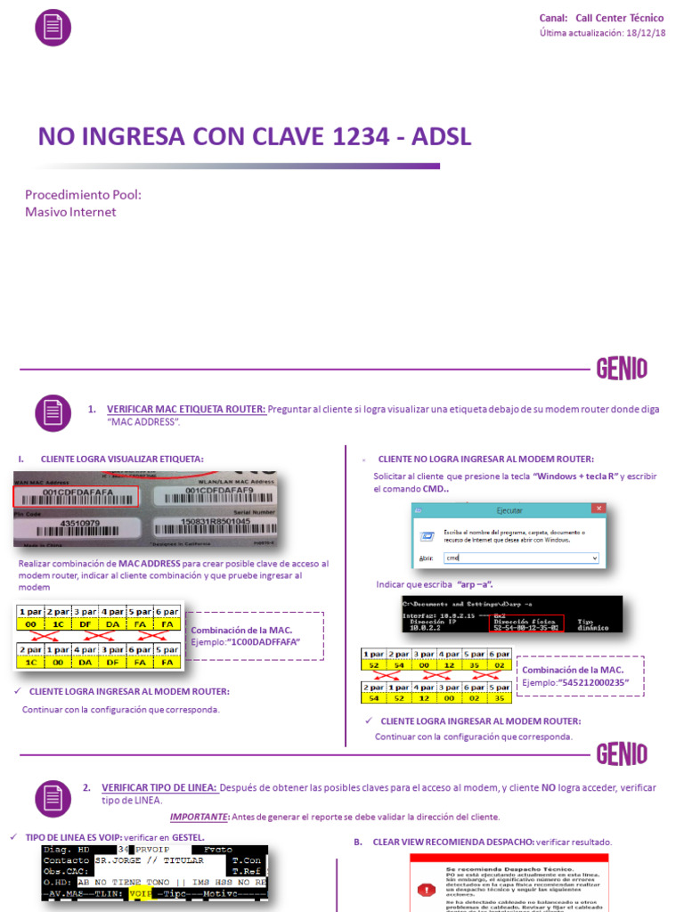 No Ingresa Con Clave 1234 - Adsl | PDF | Telecomunicaciones ...
