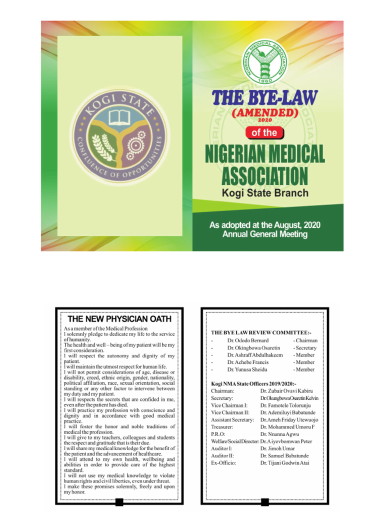 NMA Bye Law File | PDF