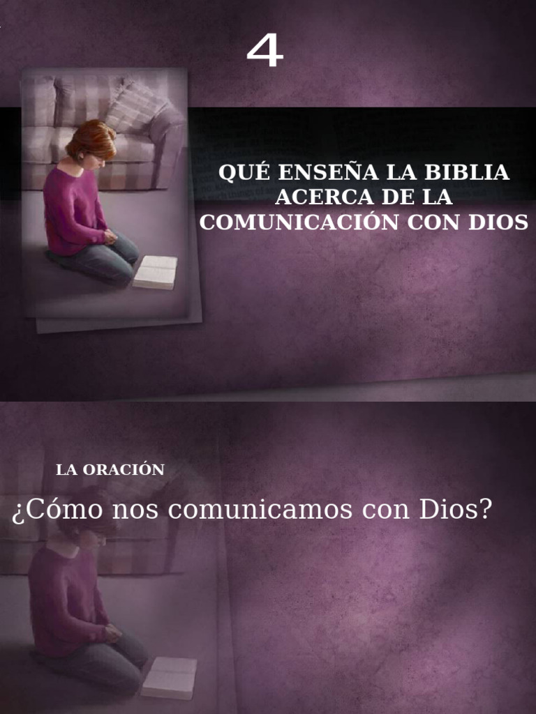 Guía Bíblica: Comunicación con Dios | PDF