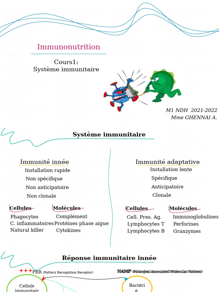 Immunonutrition & Immunity Basics | PDF | Toll Like Receptor | Biochemistry