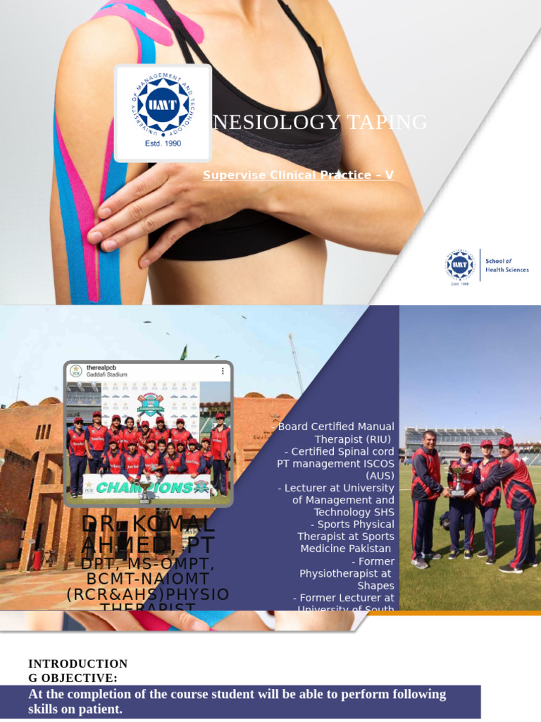 Kinesiology Taping | PDF | Physical Therapy | Medical Specialties