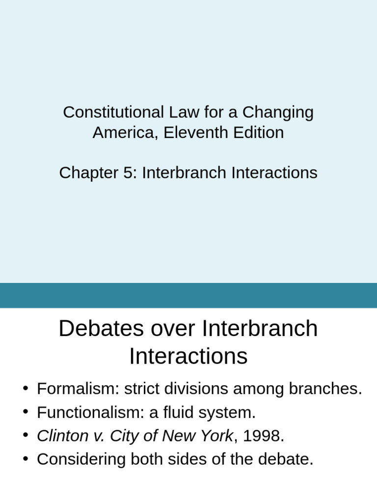Epstein 11e Ch05 Presentation | PDF | United States Congress | American ...