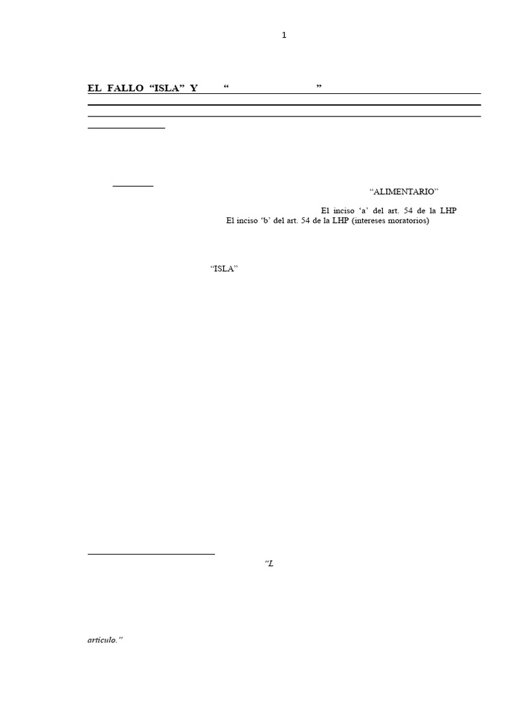 El Fallo ISLA y La Nueva Vuelta a La Tas (1) | PDF | Abogado | Caso de ley