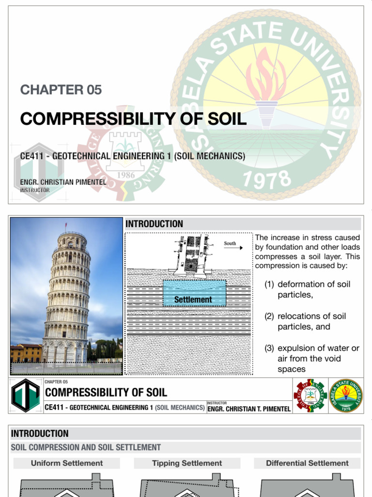 Chapter 05 - Compressibility of Soil | PDF | Soil Mechanics | Young's Modulus