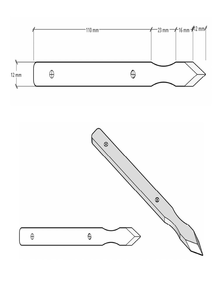 Marking Knife Template 2 | PDF