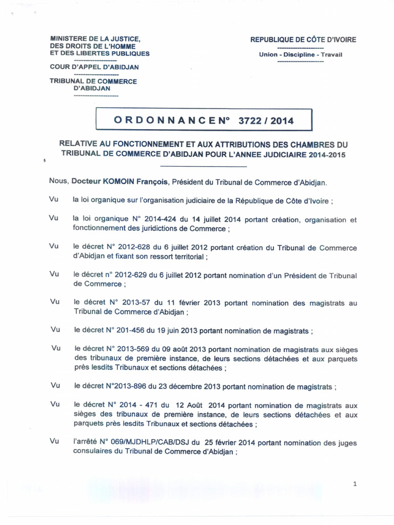 Ordonnances TCA | PDF