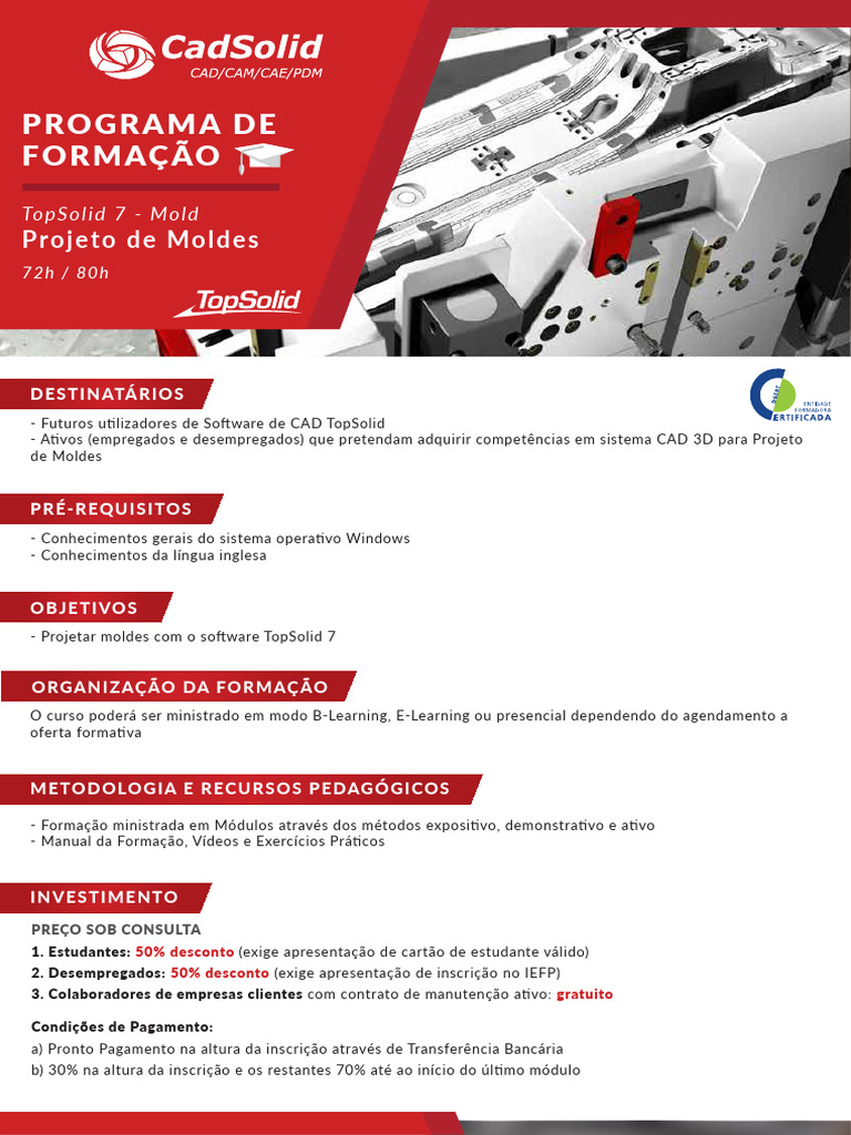 Programa de Formacao Projecto Moldes | PDF