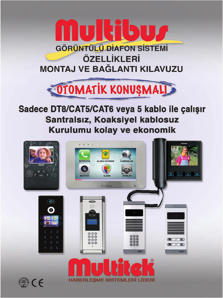 Multibus Montaj Ve Baglanti Kilavuzu 1 Ekim | PDF