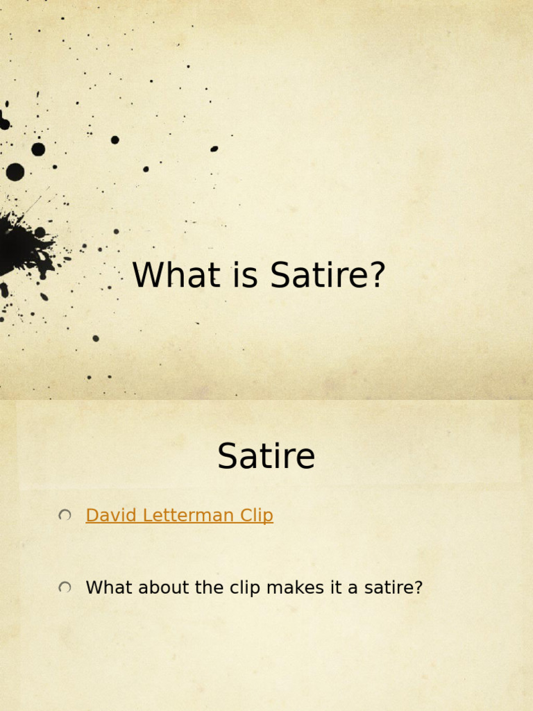 Huck Finn Satire Lesson 2 | PDF