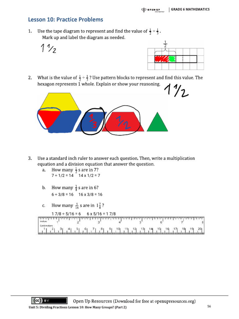 Alexa's Lesson 10 Practice Problems | PDF | Mathematics