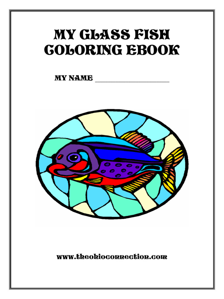 My Glass Fish Coloring Ebook | PDF