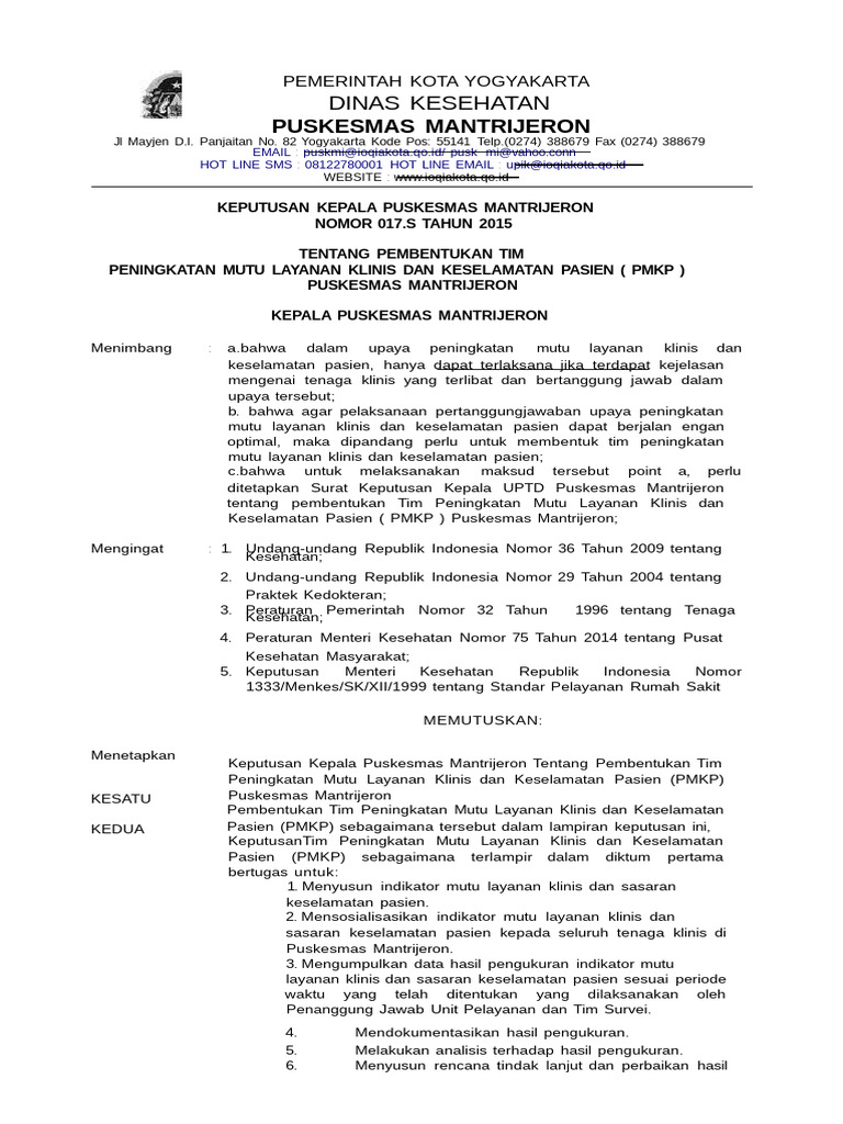 9.4.1.2 SK Tim PMKP | PDF