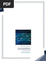 Solution Manual For Introductory Econometrics A Modern Approach 5th Edition Wooldridge ...
