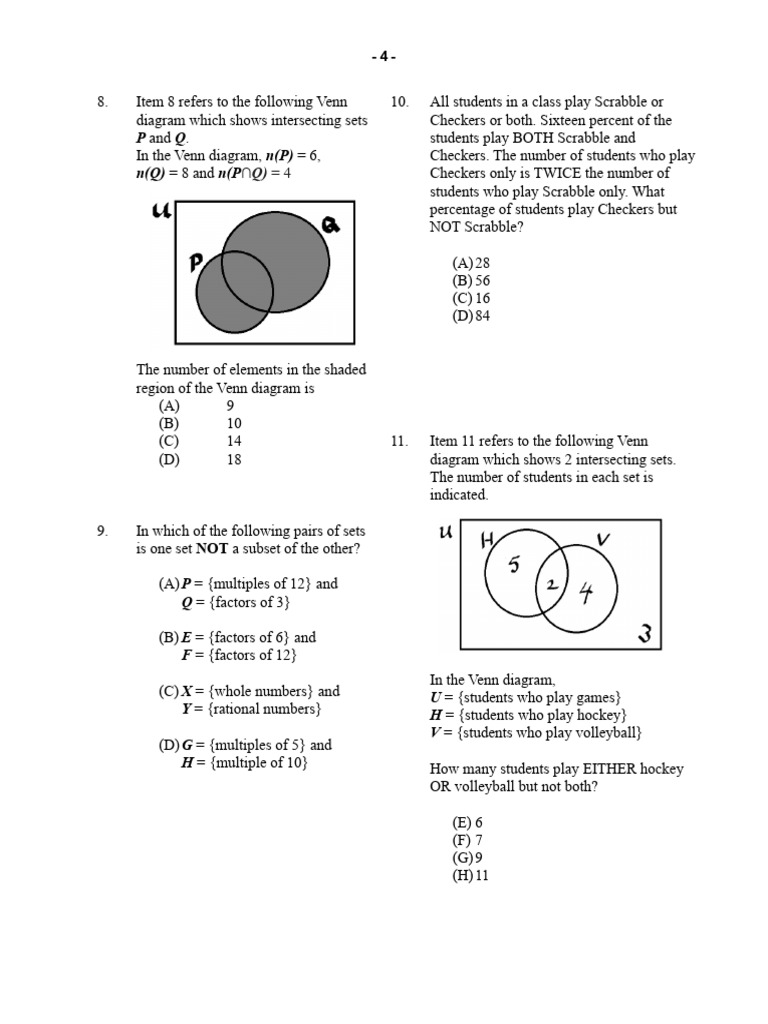 2025 College Math Questions Overview | PDF | Infographics | Mathematics