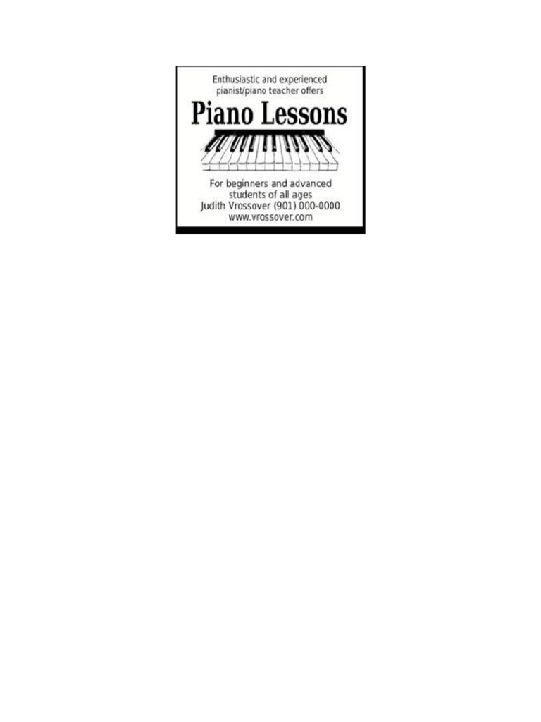 Piano Lesson | PDF