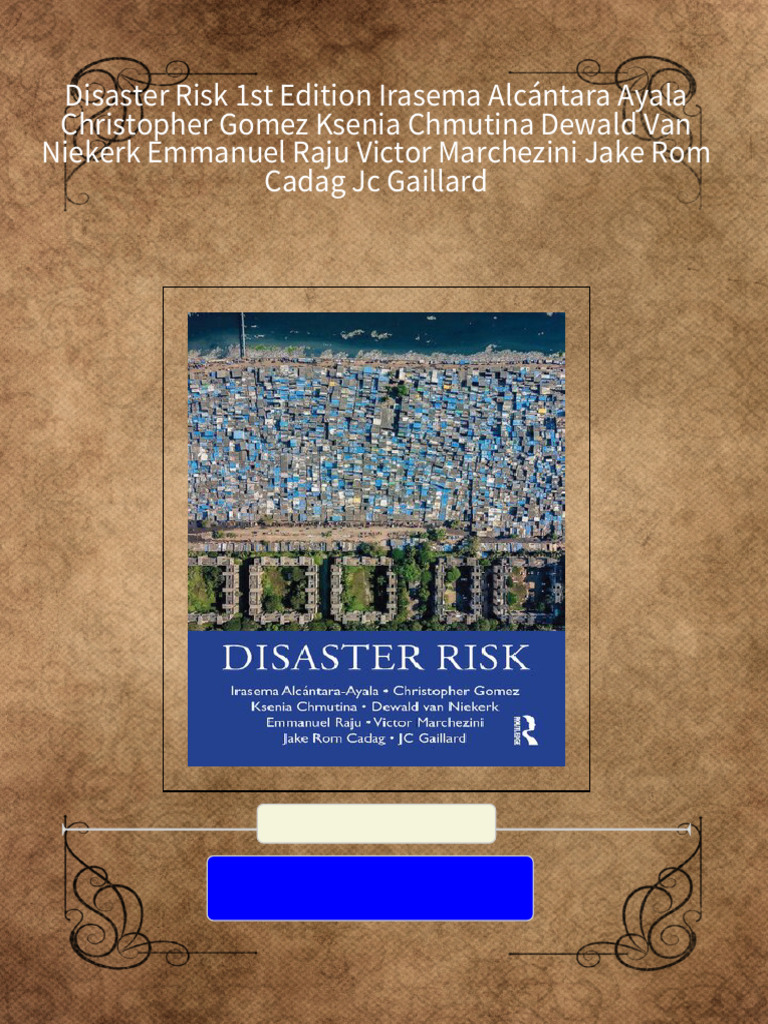 Instant Download Disaster Risk 1st Edition Irasema Alcántara Ayala ...