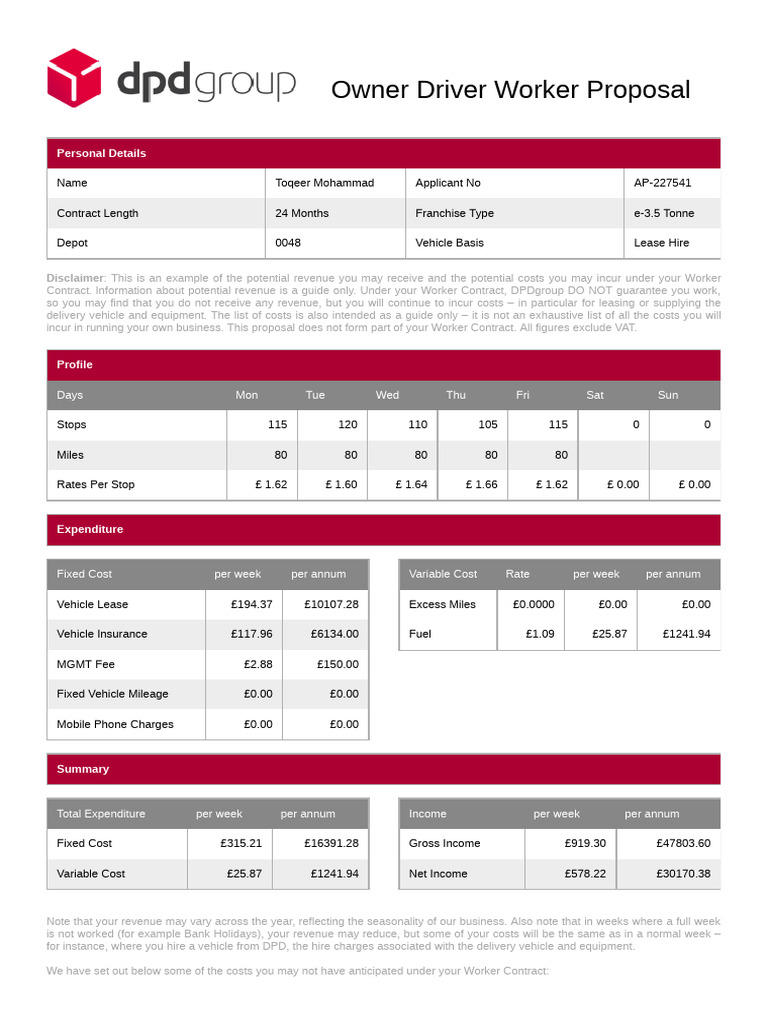 DPD Business Proposal | PDF | Economies