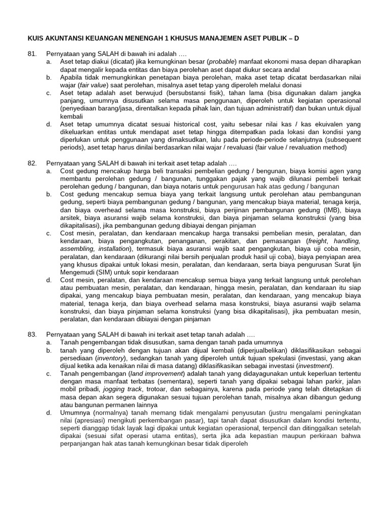 4 KUIS AKM 1 KHUSUS MAP D | PDF