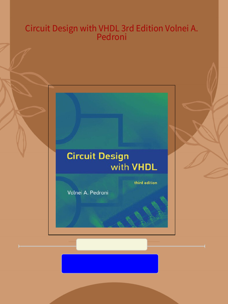 Circuit Design With VHDL 3rd Edition Volnei A. Pedroni | PDF | Field Programmable Gate Array ...