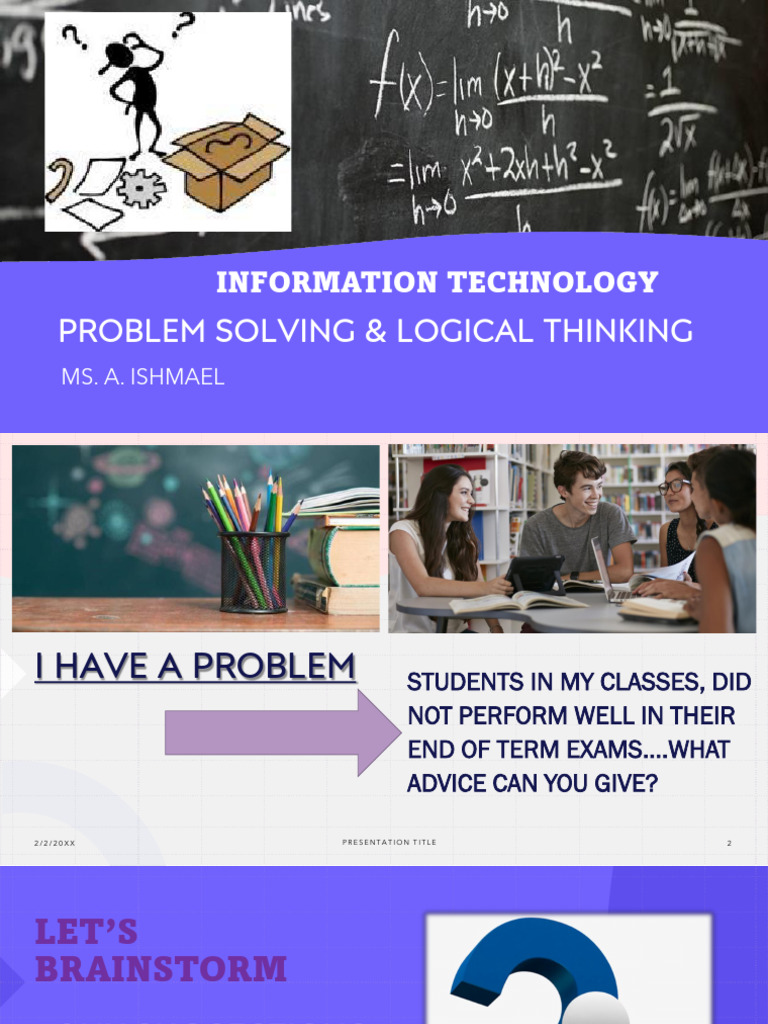 Problem Solving & Logical Thinking | PDF