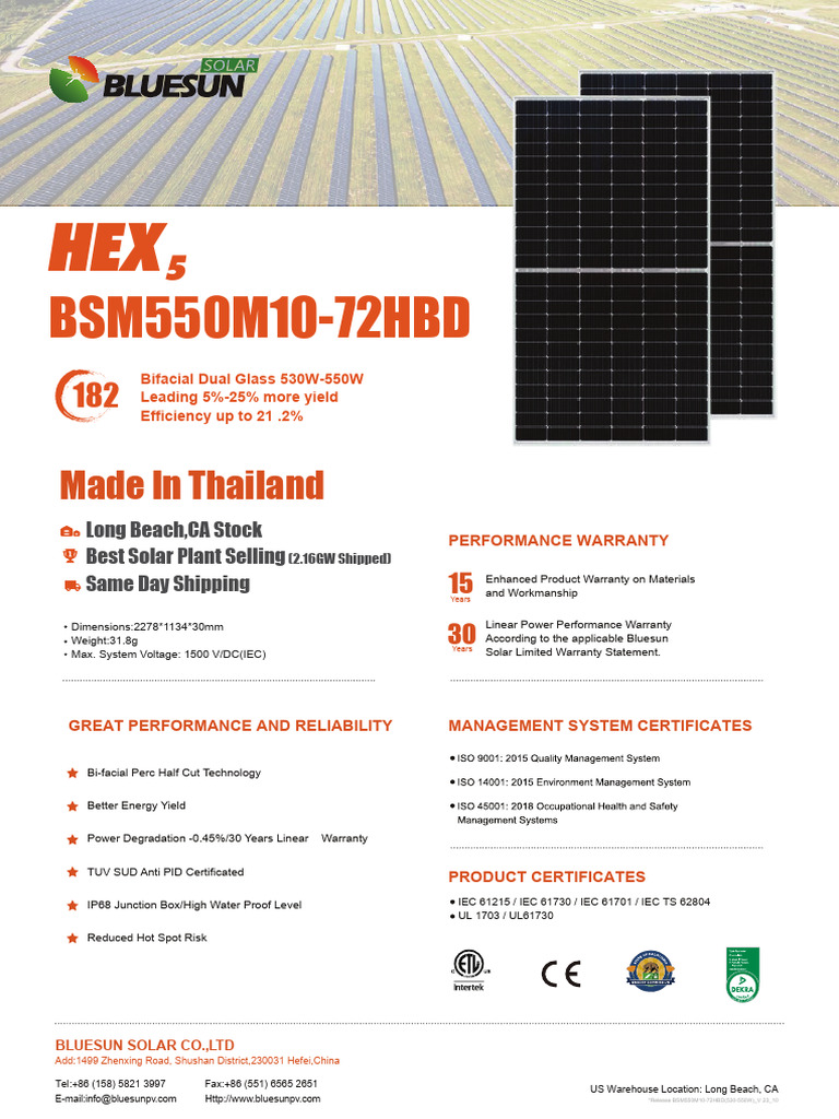 HEX5_BSM550M10-72HBD_30边框_v2311 | PDF | Electricity | Electrical ...