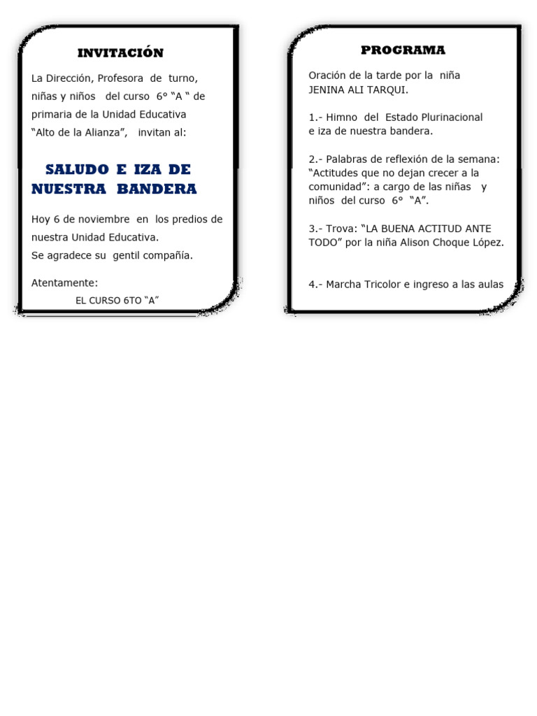 Programa Lunes | PDF