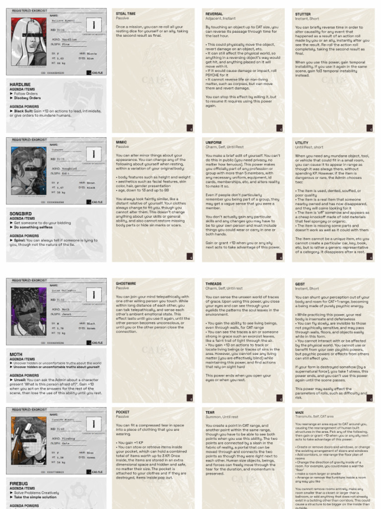 Power Cards | PDF