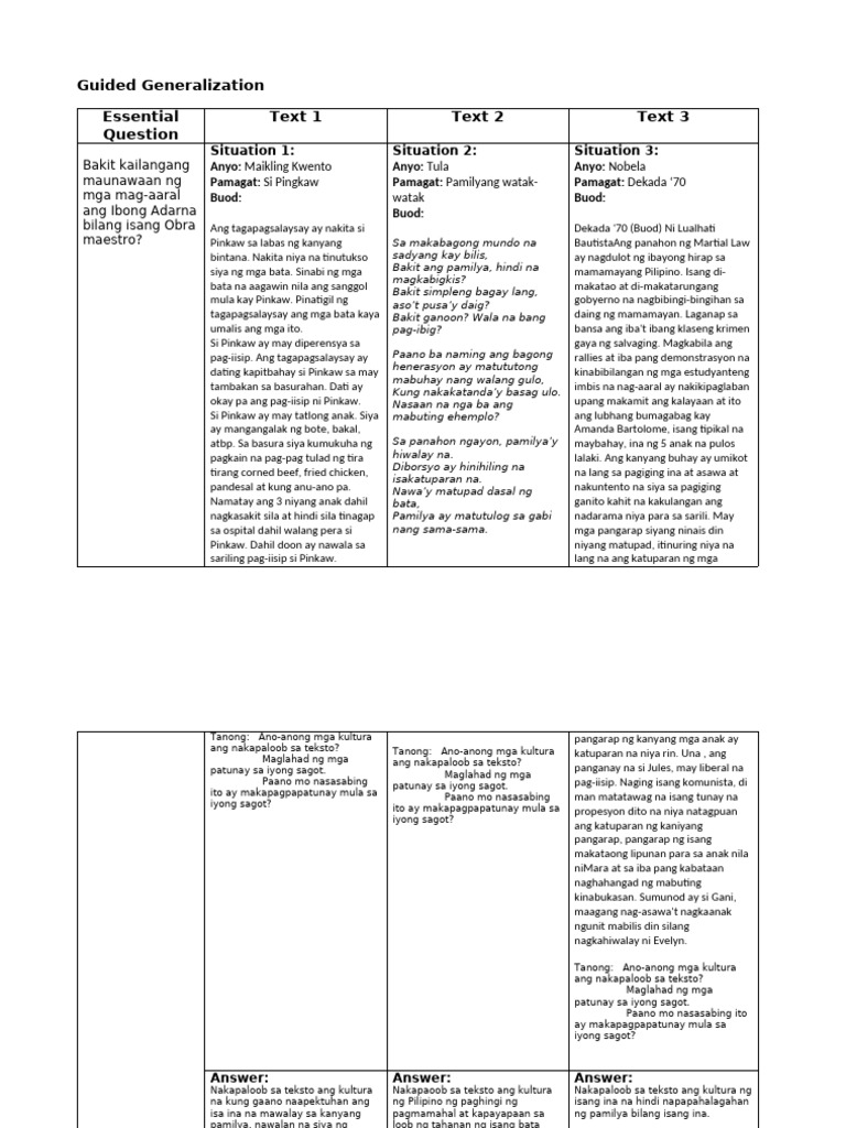 Guided Generalization | PDF