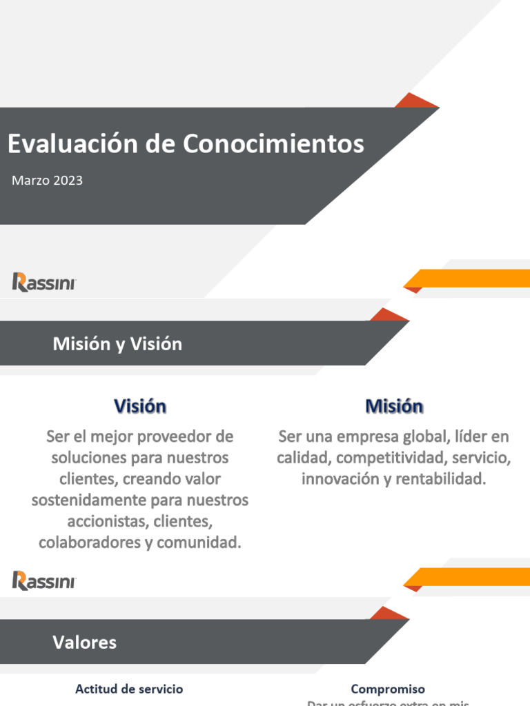 Evaluación de Conocimientos y Seguridad Rassini | PDF | Residuos ...