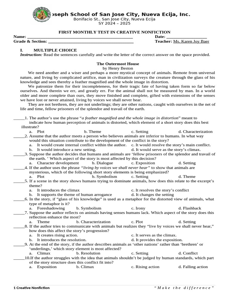 CNF-EXAM | PDF | Poetry