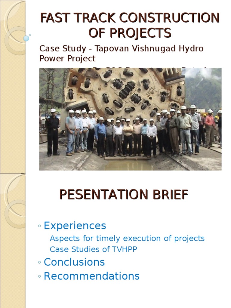 Fast Track Construction: TVHPP Case Study | PDF | Nature