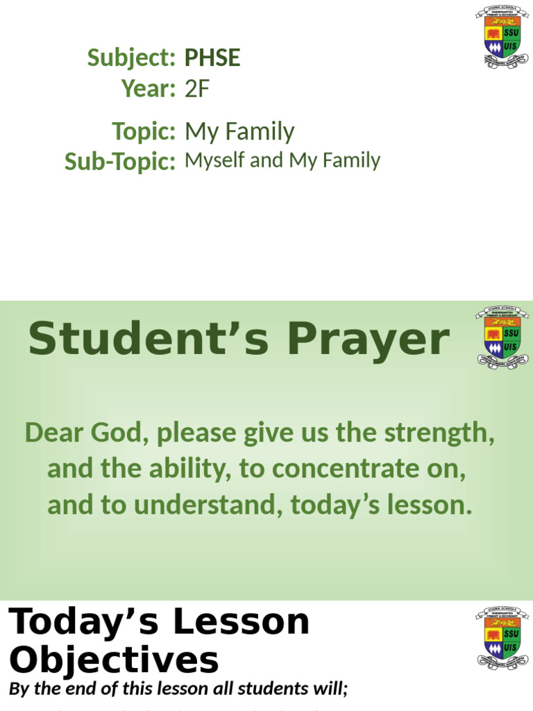 Lesson Powerpoint W7 L3 PSHE Year 2F | PDF
