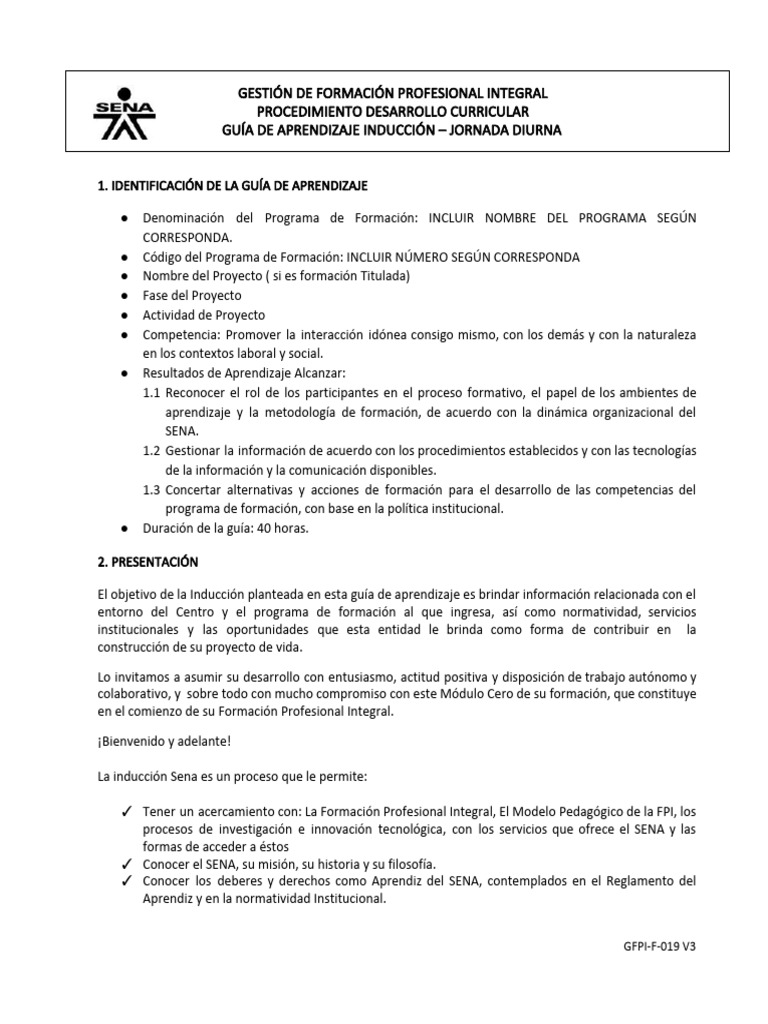 Guía - de - Aprendizaje Inducción ADSI | PDF | Evaluación | Aprendizaje