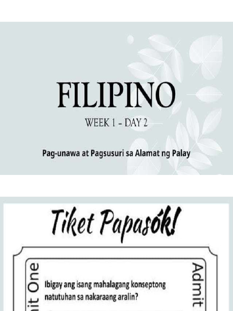 Filipino Reference | PDF