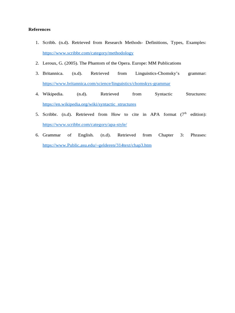 Scribbr Citation Guide References | PDF