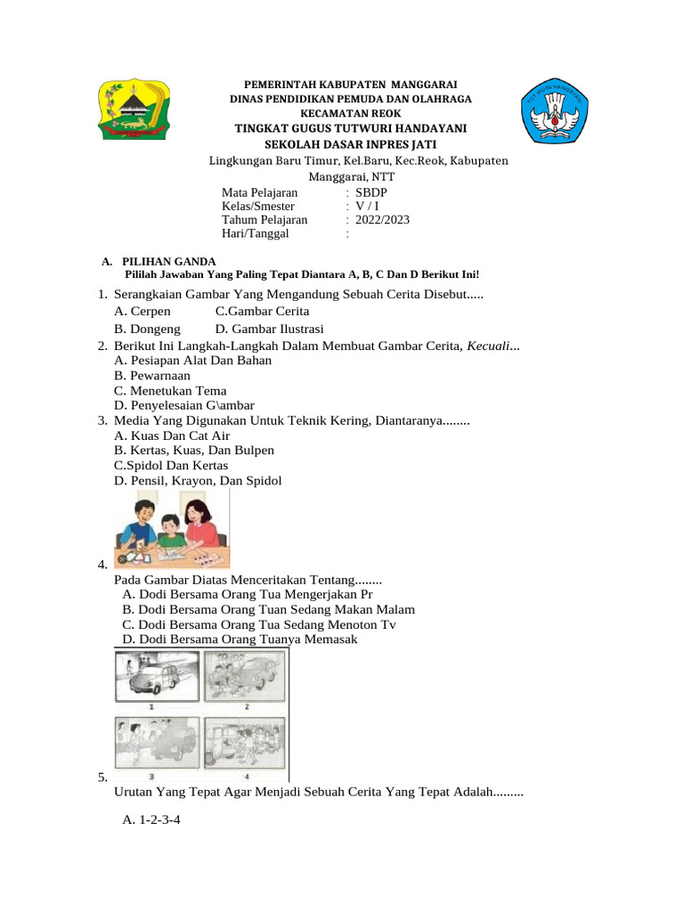 soal SBD 2 | PDF