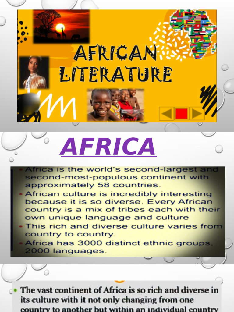 African Literature | PDF