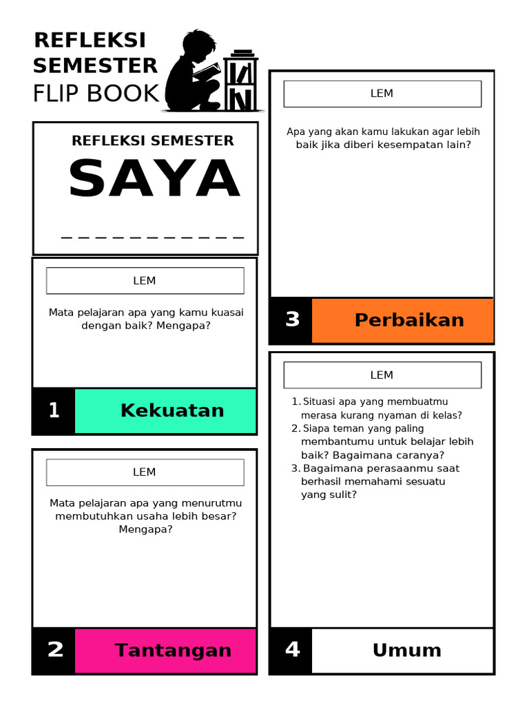 5 Ide Refleksi Awal Semester | PDF