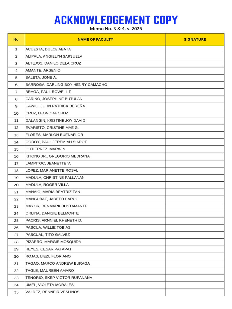 ACKNOWLEDGEMENT | PDF