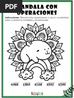 Actividades Matemáticas con Capibaras | PDF