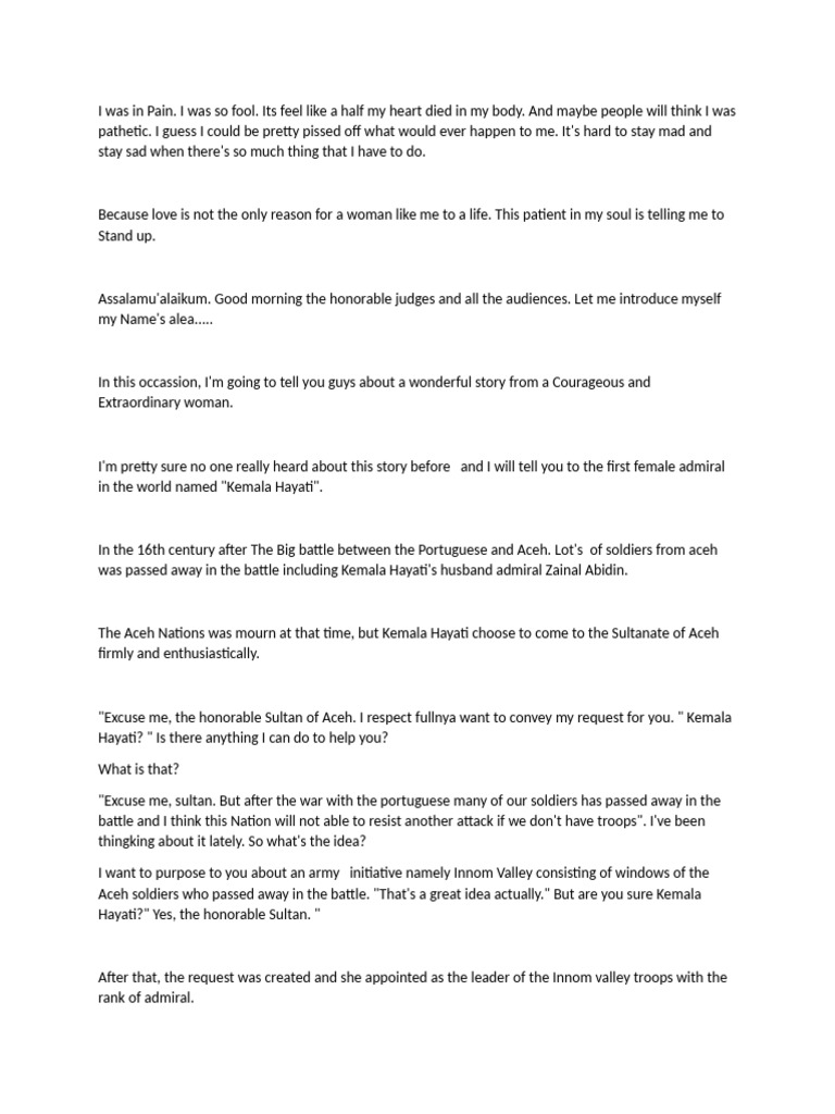 teks story telling alea | PDF