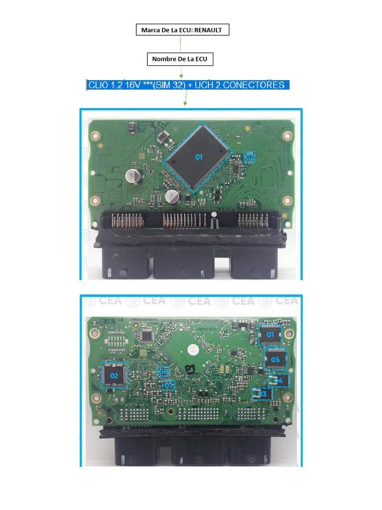 CLIO 1.2 16V sIM32 + UCH 2 CONECTORES | PDF