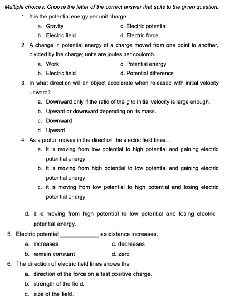 GP2_SW_Electric-Potential | PDF
