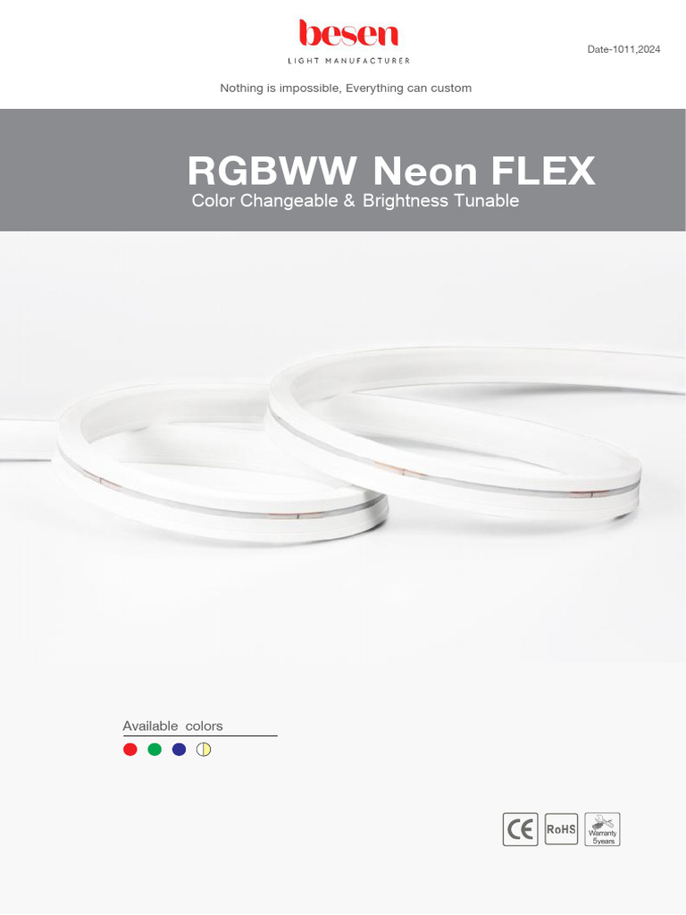 12mm Silicon Side View Ip67 Neon Flex | PDF | Light Emitting Diode ...