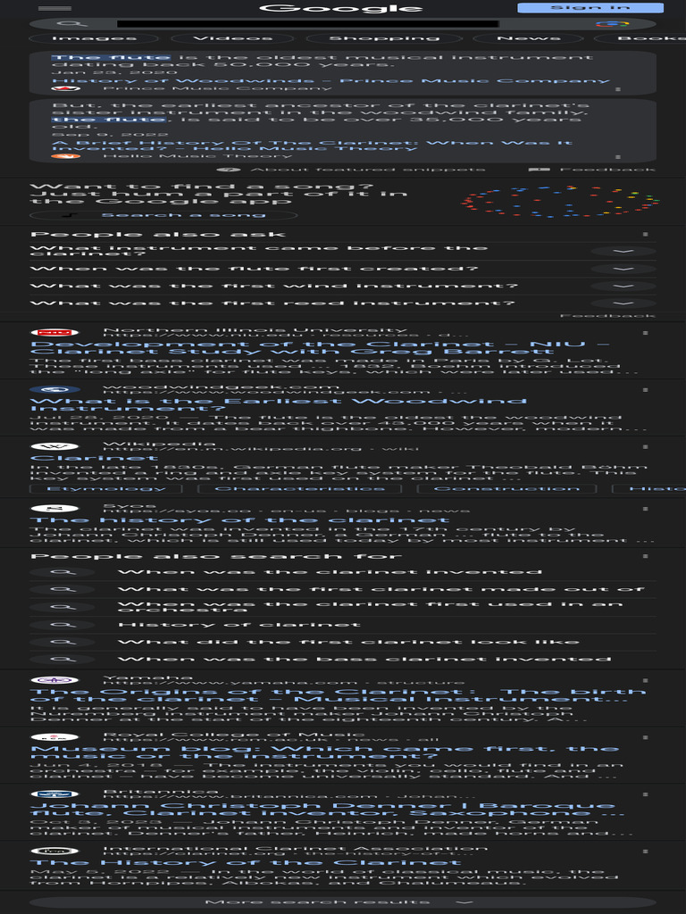 What Was Invented First Clarinet or Flute - Google Search | PDF ...