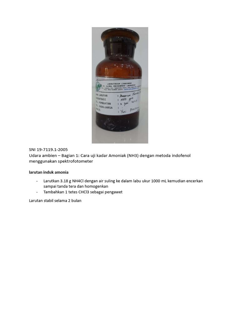 larutan standar | PDF