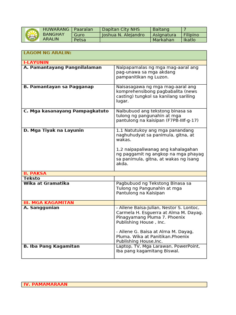 Pagbubuod | PDF
