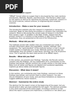 Sample Research Paper Structure Guide | PDF